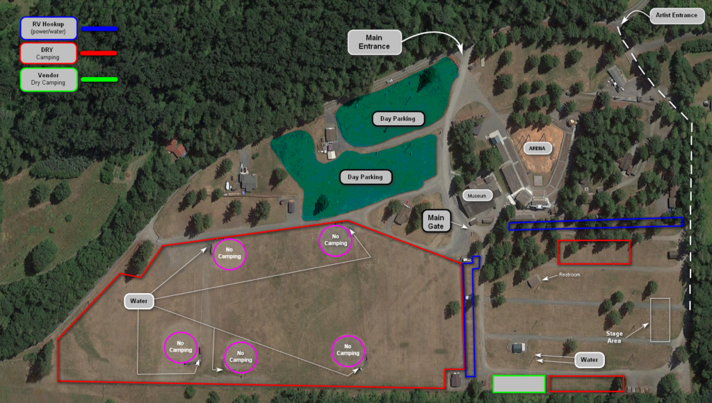 North Cascades Bluegrass Festival | Festival Map