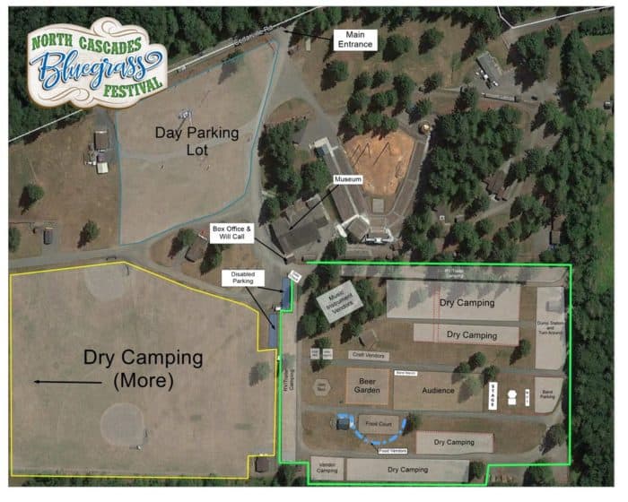 North Cascades Bluegrass Festival | Festival Map